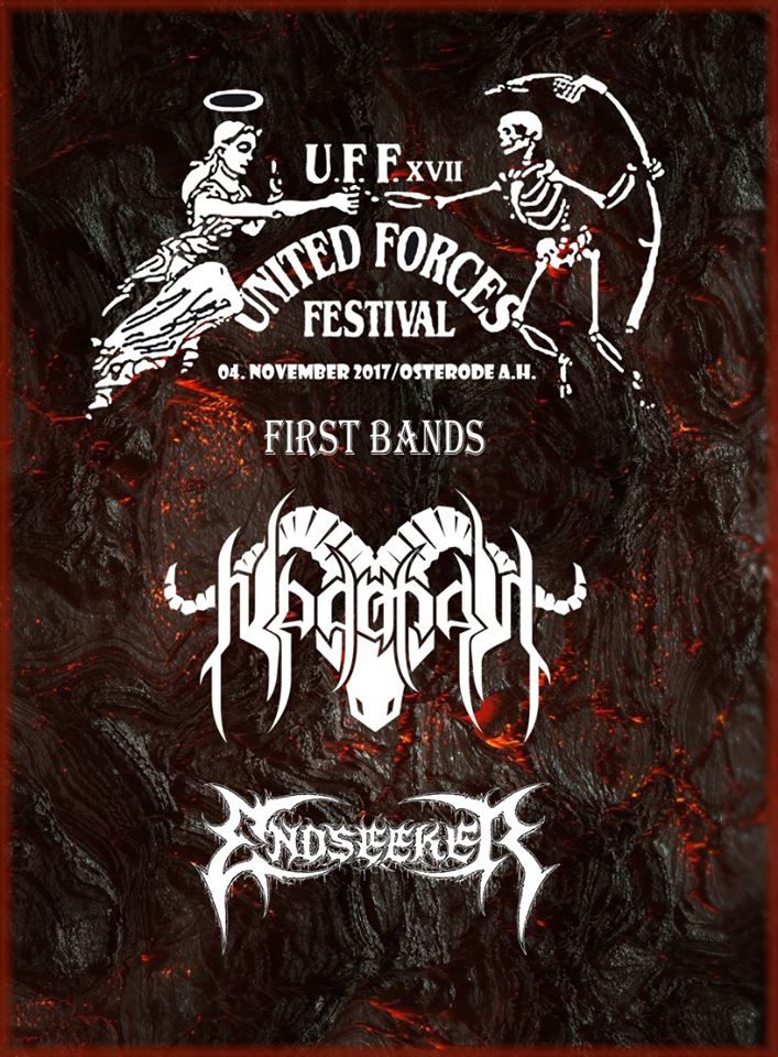 NEGATOR & Endseeker sind dabei! – United Forces Festival